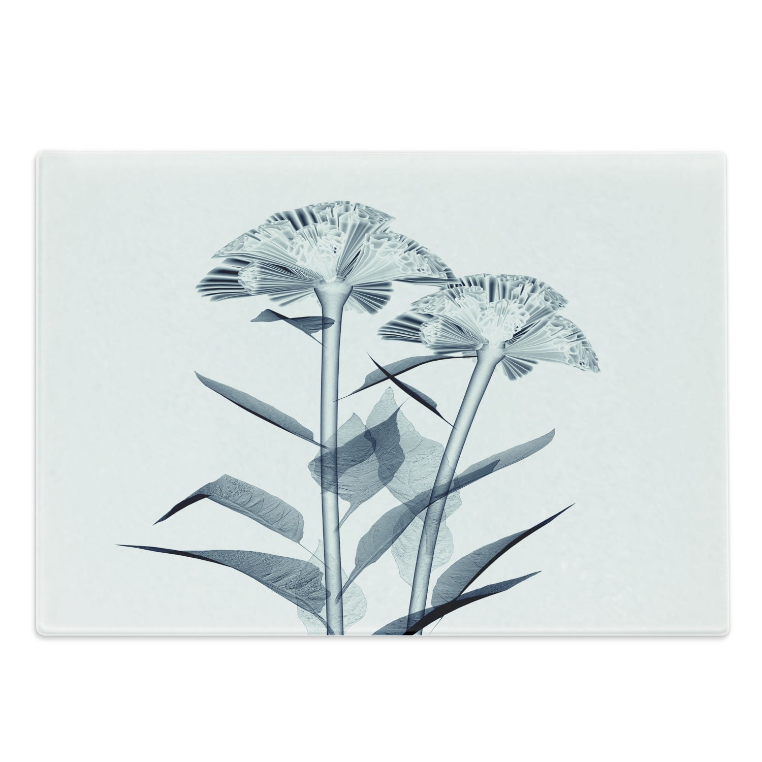 Flower Cutting Board, X-ray Image of Flower Floral Radiography Uv ...