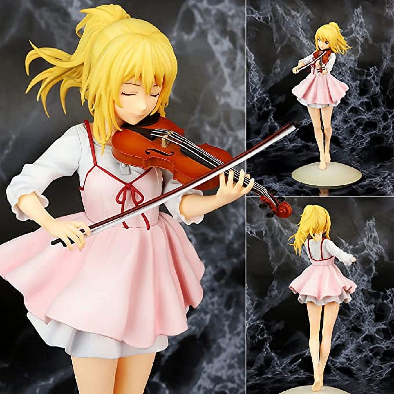 Your Lie in April Anime Figures: Miyazono Kaori Play Violin/Dress ...