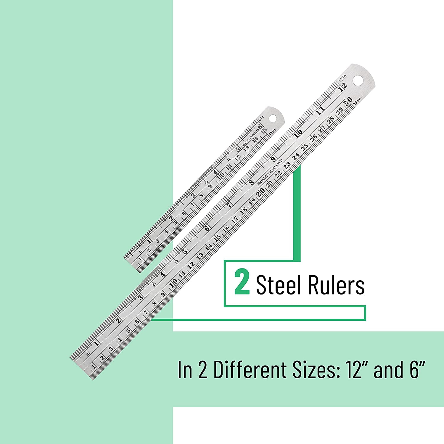 Square Steel Ruler