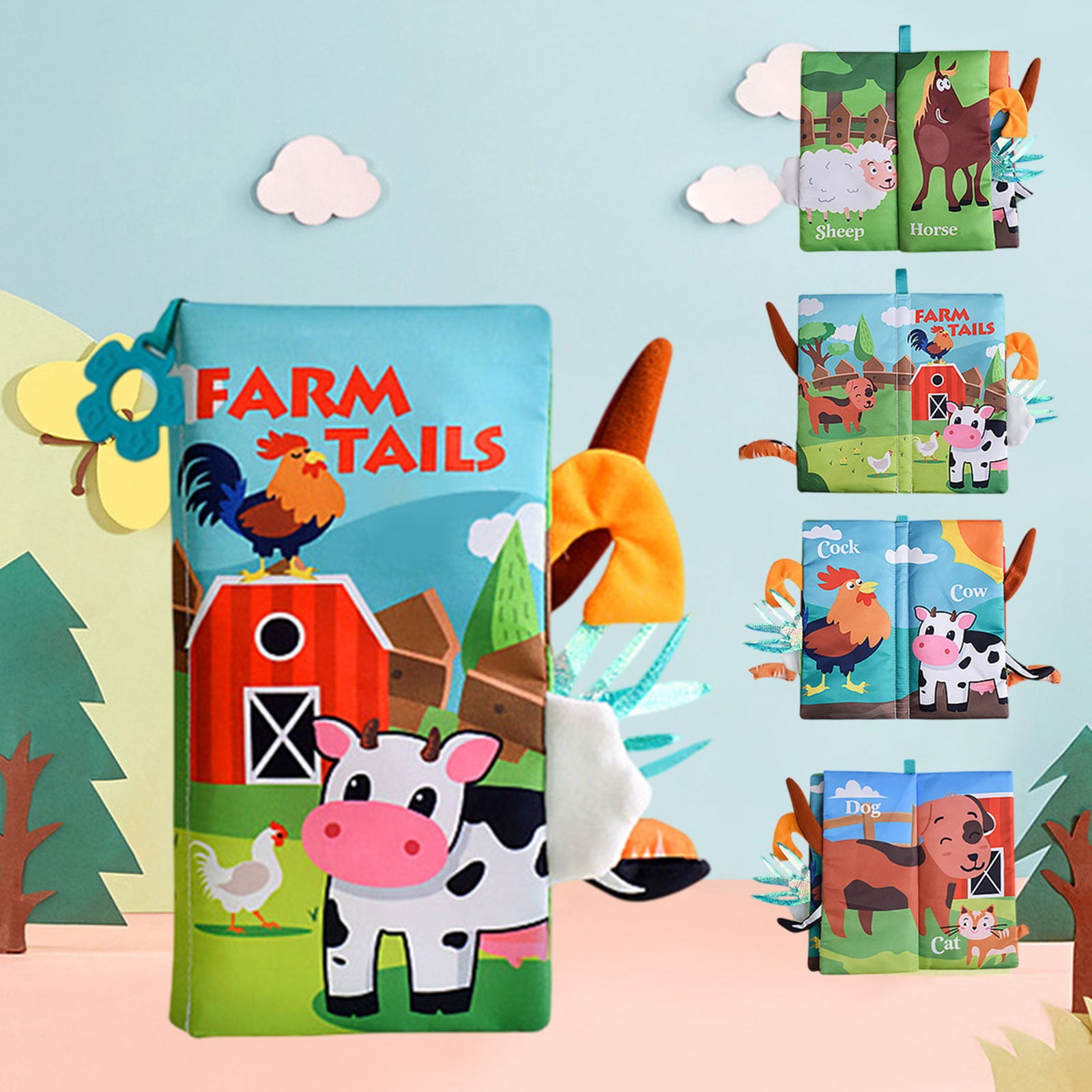 Click here for Apmemiss Clearance Chewable Tail Cloth Book Intera... prices