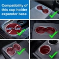 FITDRIVE Car Cup Holder Expander for Large Water Bottles & Mugs ...