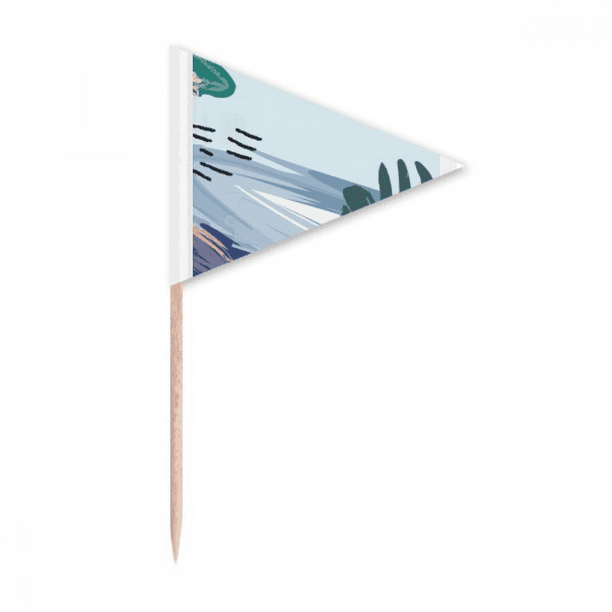 Peaceful s Art Pattern Toothpick Triangle Cupcake Toppers Flag - Walmart.ca