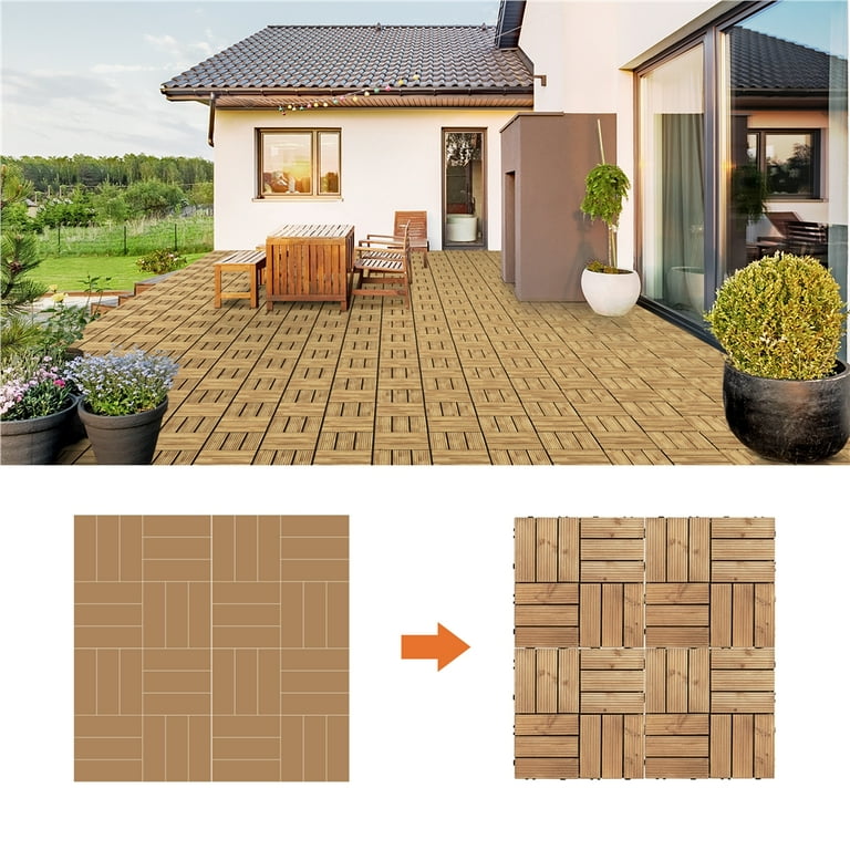 Outdoor Interlocking Tiles