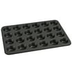 Nonstick Small Silicone Mini Muffin and Cupcake Baking Pan, 24-Cup Cake ...