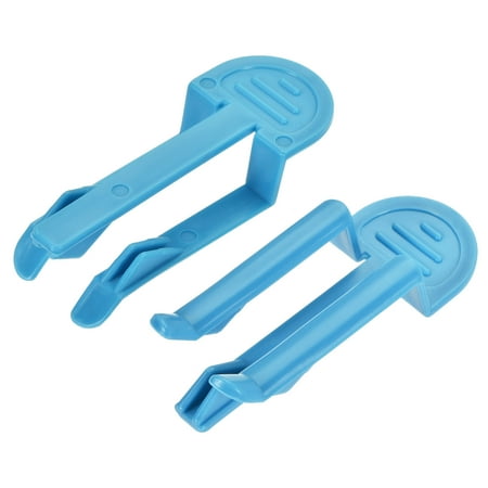 Uxcell Garbage Bag Clips Trash Bag Clips Clamp 3.1 Inch Blue 20 Pack ...