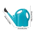 2.38Gal Large Plastic Watering Can with Long Spout & Scale Spring ...
