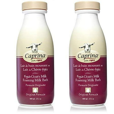 Caprina by Canus Fresh Goats Foaming Milk Body Bath, Original 27.1 oz ...
