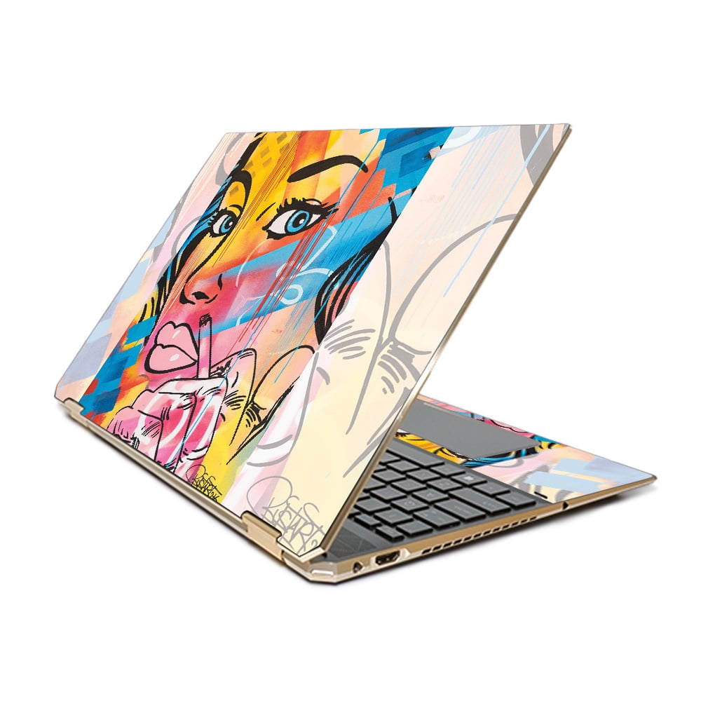 Skin Decal Wrap Compatible With HP Spectre x360 15.6" Gem-Cut (2019 ...