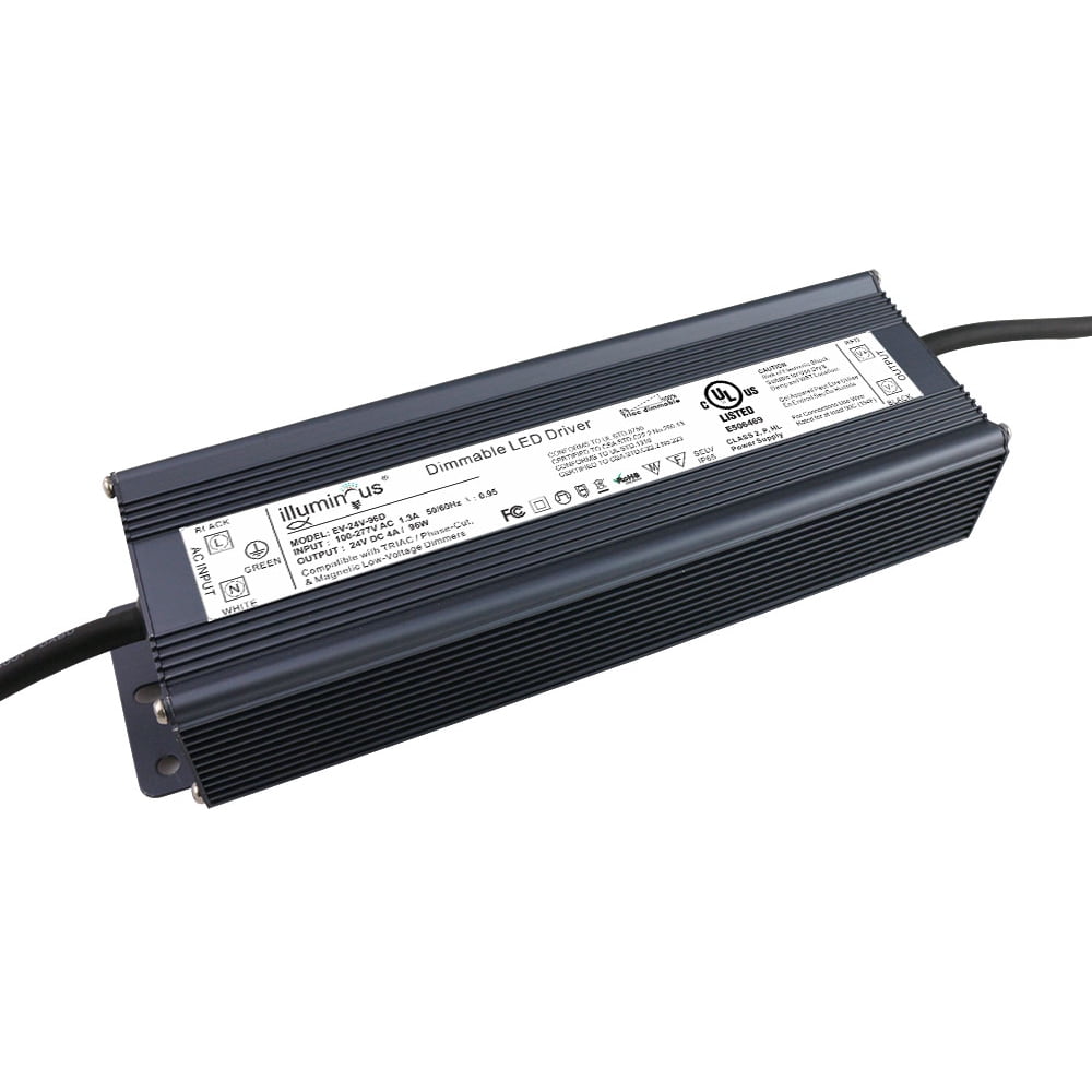 24V 96W Dimmable CV DC LED Driver UL approved 120-277V - Walmart.com ...