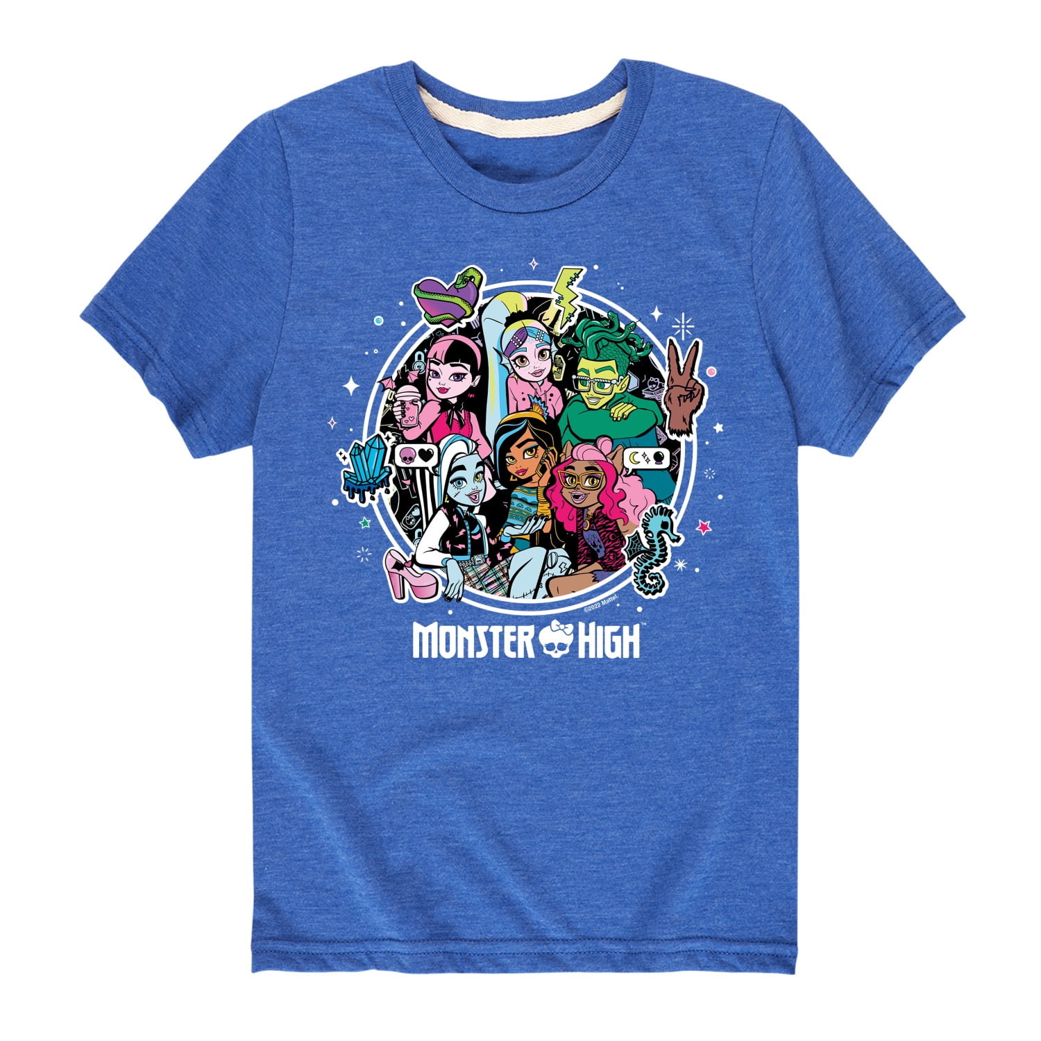 Monster High Students - Toddler And Youth Short Sleeve Graphic T-Shirt ...