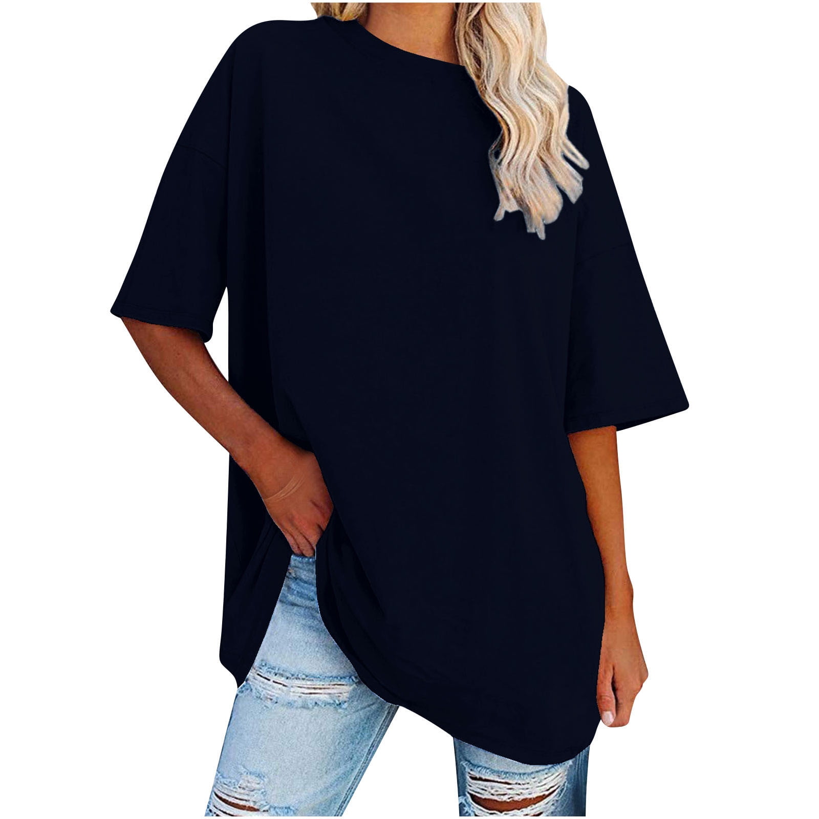 Click here for Yuyuzo Oversized T Shirts For Women Short Sleeve S... prices