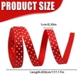 BinKFF 1 Rolls Patriotic Memorial Day Ribbons, 0.4" Patriotic Star ...