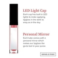 Hydrating Lip Gloss with Mirror, LED Light Up Flashlight Tube, pH Color ...