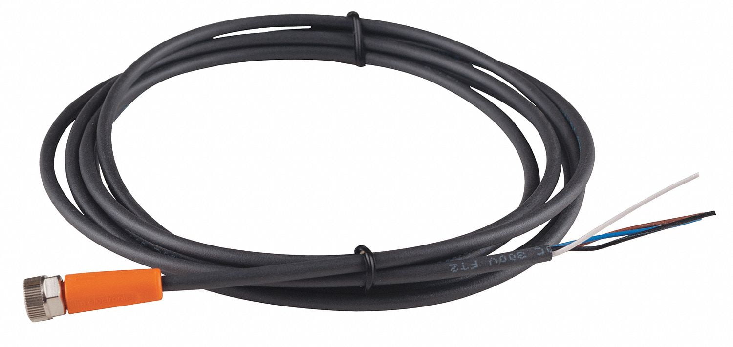 Ifm Cordset,4 Pin,Receptacle,Female EVC150 - Walmart.com