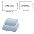 2 Pack Extra Large Microfiber Bath Towel Set Oversized Bath Sheet Super ...