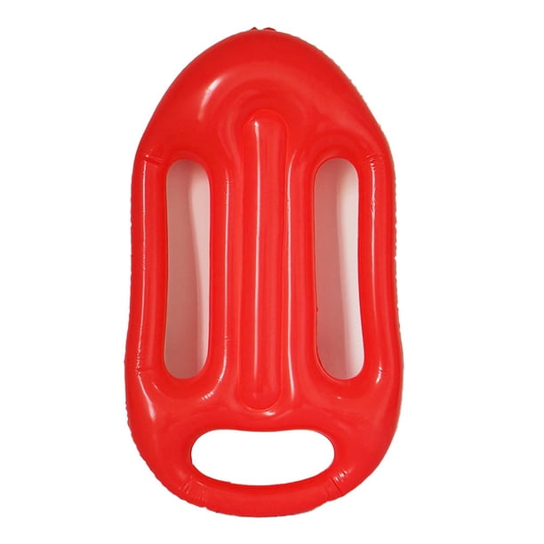 Beach Lifeguard Inflatable Float Board Kids Practice Swimming Surfboard ...