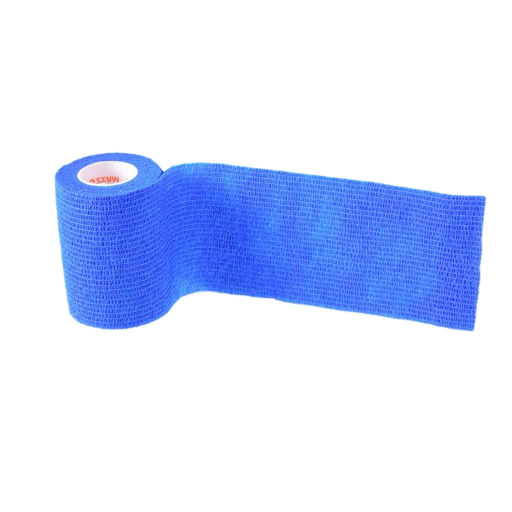 Self Adhesive Cohesive Wrap Tape for Wrist Sprains Swelling Blue ...