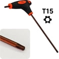 UYGDUY-2Pcs T15 Torx Screwdriver, Anti Tamper Proof Torx Key, S2 Steel ...