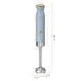 Beautiful Cordless Immersion Blender with Chopper, Whisk & Measuring ...