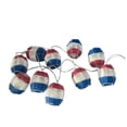 Independence Day Solar LED Lantern String Lights Red White Blue ...