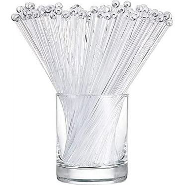 MLINS 120 Pcs Clear Coffee Stir Sticks Disposable Transparent Beverage ...