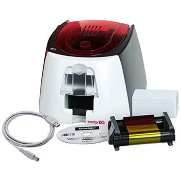 Evolis Color Ribbon for Badgy100 & Badgy200 Card Printers, YMCKO ...