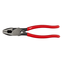 Milwaukee 9 Inch High Leverage Lineman Pliers w/ Crimper, Pipe Reaming ...