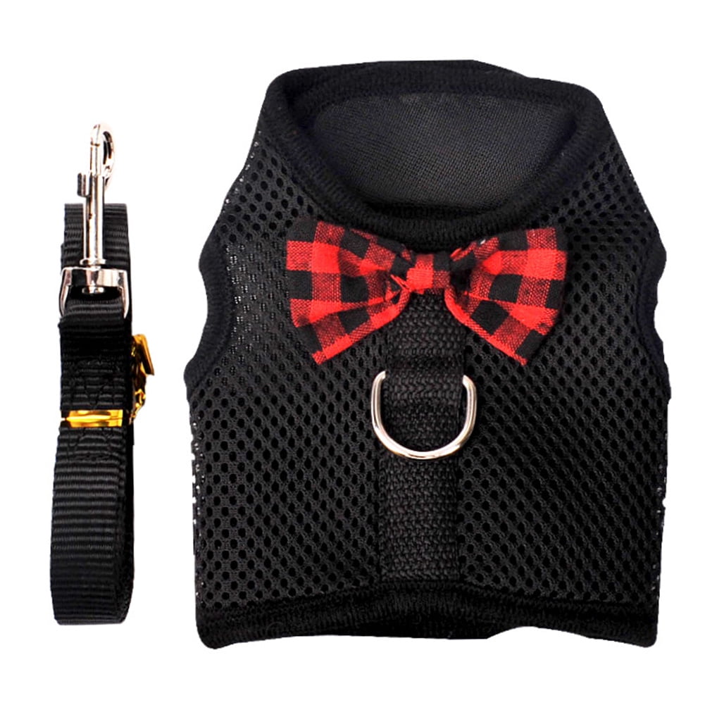 Multipurpose Rabbits Hamster Vest Harness with Leash Bunny Mesh Chest ...