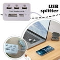 7-in-1 USB 2.0 Hub with Card Reader for Data Transfer and Peripheral ...
