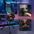 TONOR Gaming Mic for PC PS4/5, USB Condenser Mic with Adjustable RGB ...