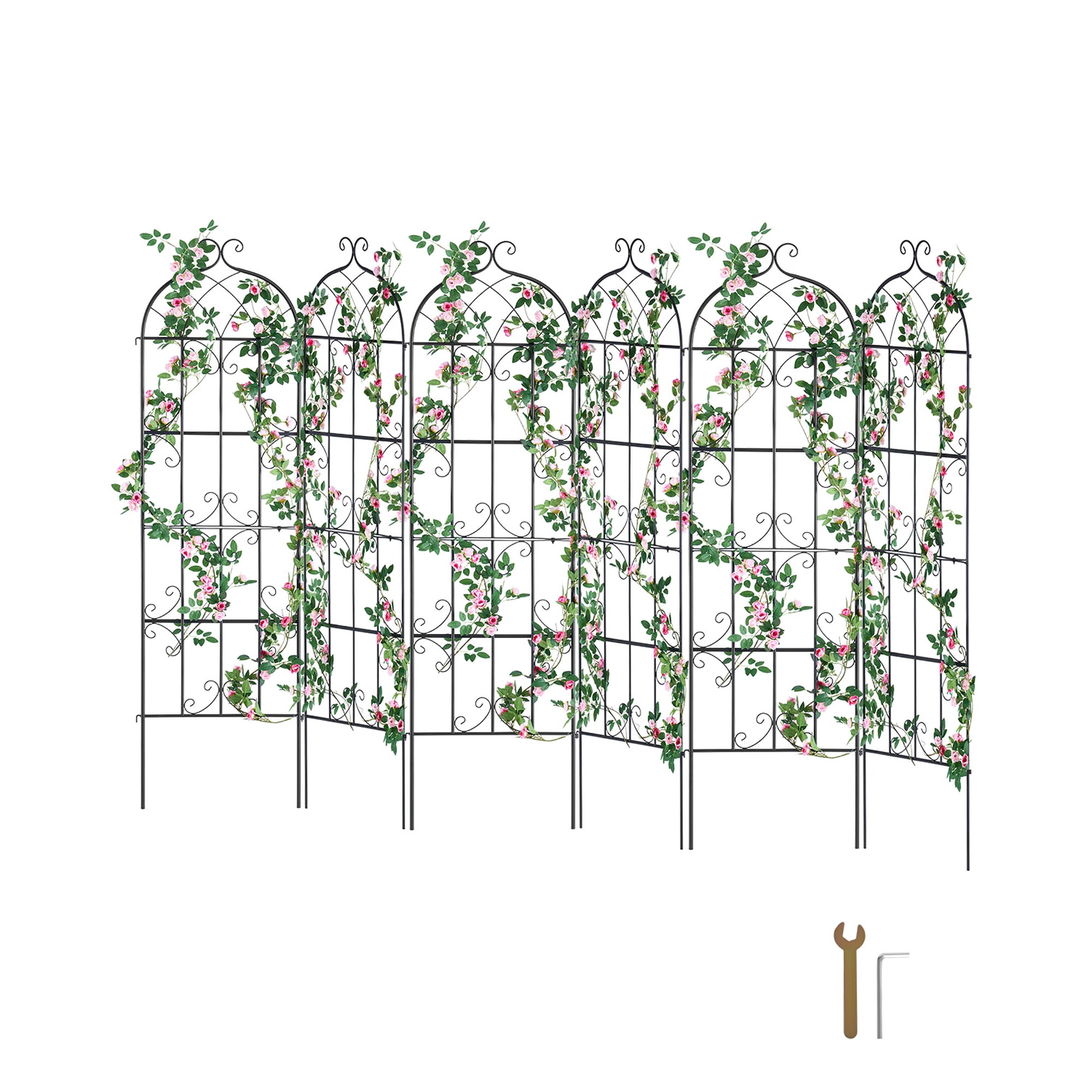 Click here for Vevor 4 Packs Metal Garden Trellis For Climbing Pl... prices