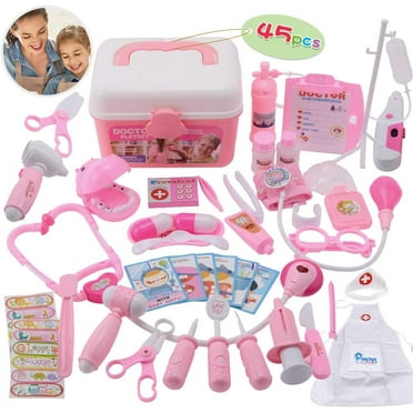 Lehoo Castle Doctor Kit for Kids, Doctor Playset, Pretend Doctor Kit ...