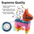 Donkey Pinatas - 2 Sizes Mexican Pinatas with Hanging Loop (13 x17 in ...