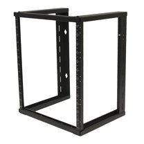 NavePoint 18U Server Rack with Swing Gate - 18U Wall Mount Rack for 19 ...