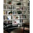 Nathan James Theo 6-Shelf Tall Bookcase Wall Mount Bookshelf White Wood ...