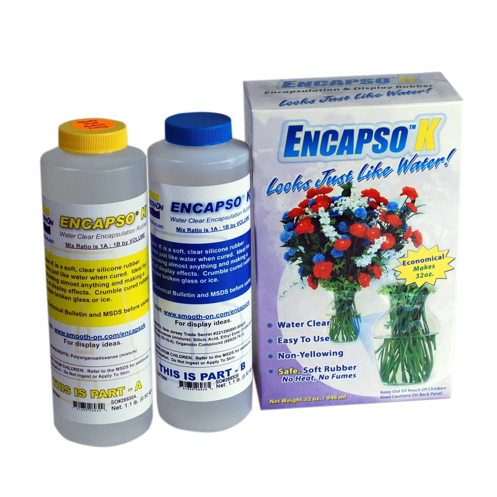 Encapso K - Water Clear Encapsulation/Display Rubber - Pint Unit ...