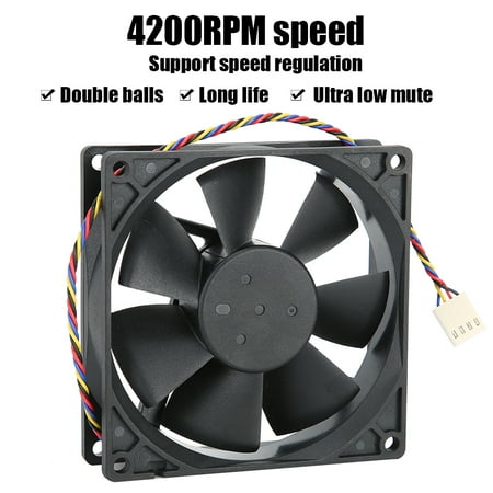Cooling Fan,Chassis Cooler 12V 0.60A CPU Cooler Chassis Cooler Achieve ...