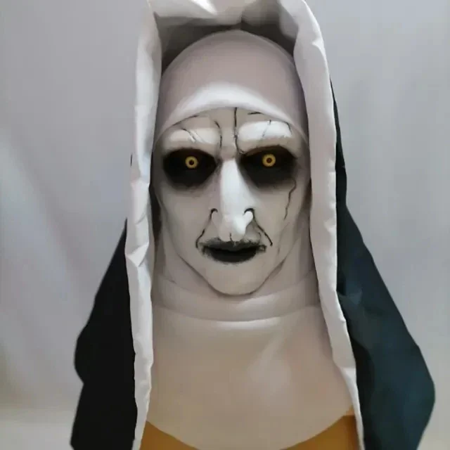 Halloween The Nun Cosplay Mask Costume Horror Films Cosplay Halloween ...