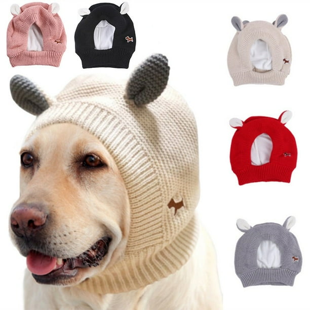 Quiet Ears For Dogs, Dog Ear Muffs Noise Protection Knitted Dog Hats ...