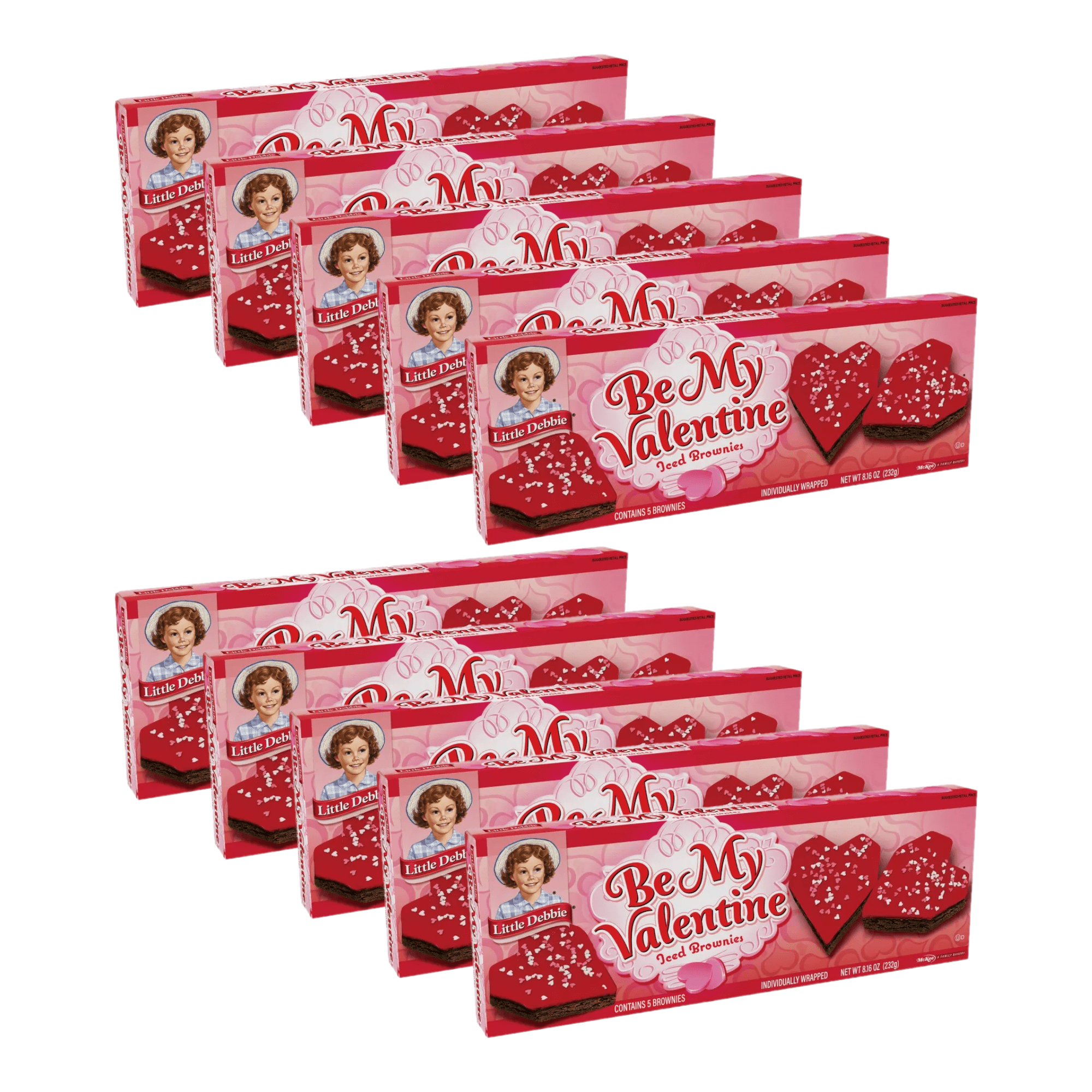 Little Debbie Valentine Brownies