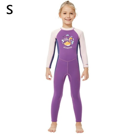 Kids Wetsuit Catoons One Piece Snorkeling Set Cartoons Light Bathing ...