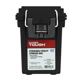 Hyper Tough Locking and Stacking Utility Box, Water and Dust Resistant ...