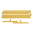 Miumaeov 6.6x6.6FT Gold Metal Wedding Backdrop Stand, Photo Booth Arch ...