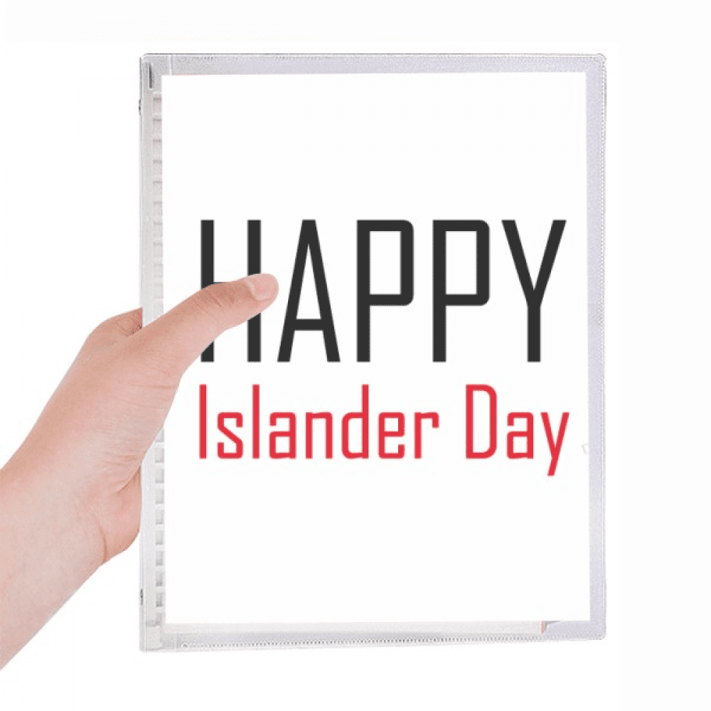 Celebrate Canada Islander Day Blessing Notebook Loose Diary Refillable ...