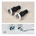 Toilet Top Fix Screws Fixings 4 Pairs Universal Expanding Rubber Screw ...
