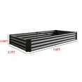Ataucjin Raised Garden Bed Kit, 7.6x3.7x0.98ft Outdoor Planter Box For ...