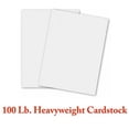Superfine Printings Heavy Cardstock White | 8.5 x 11 Thick Paper ...