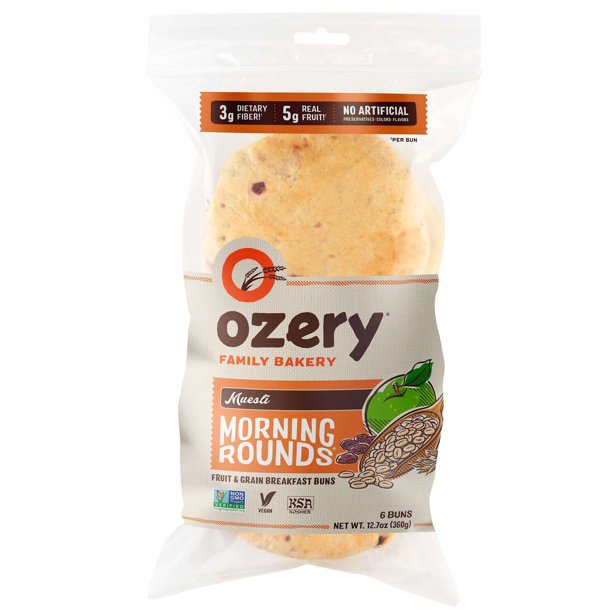 Ozery Bakery Muesli Morning Rounds, 12.7 Ounce -- 6 per case. - Walmart.com