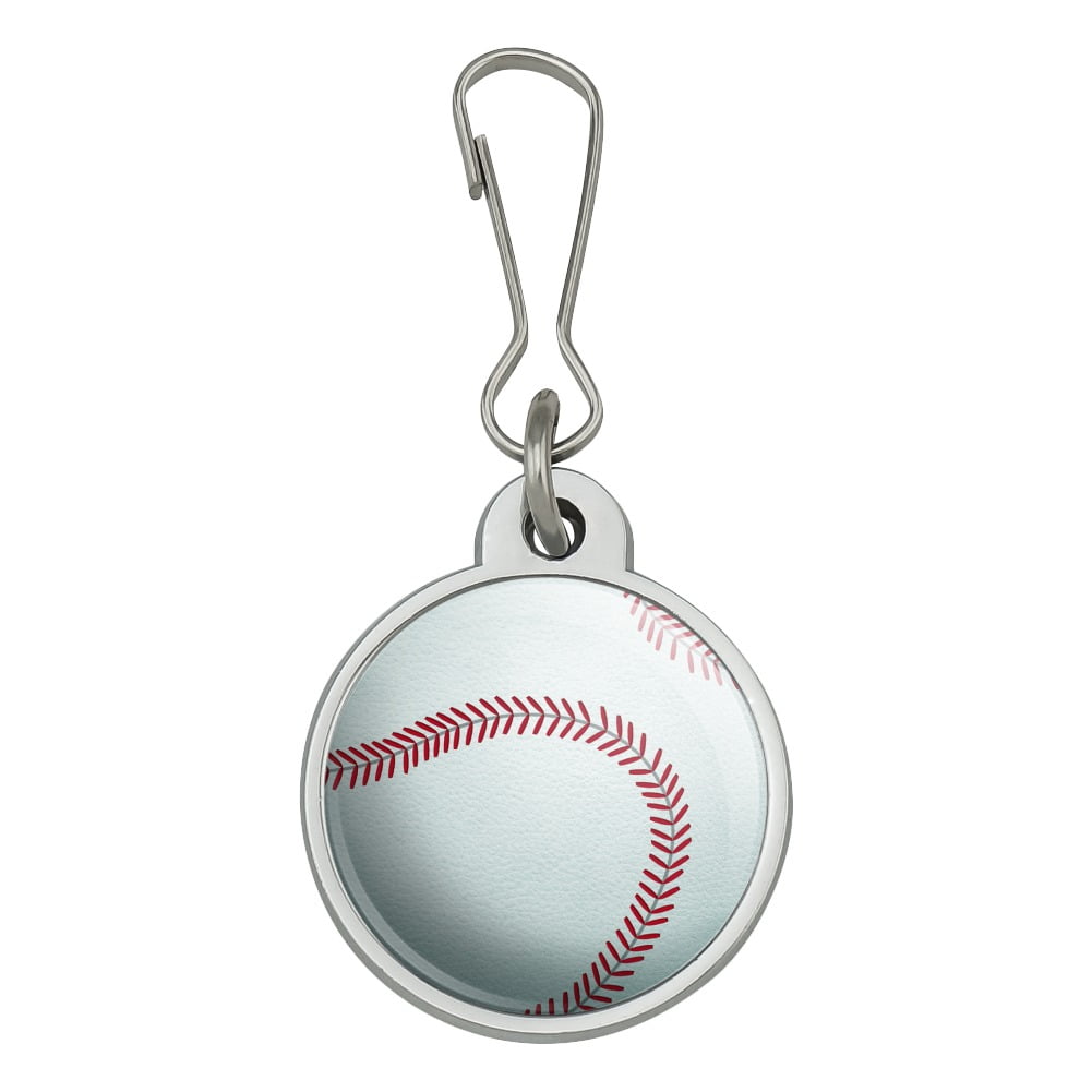 Baseball Ball Jacket Handbag Purse Luggage Backpack Zipper Pull Charm ...