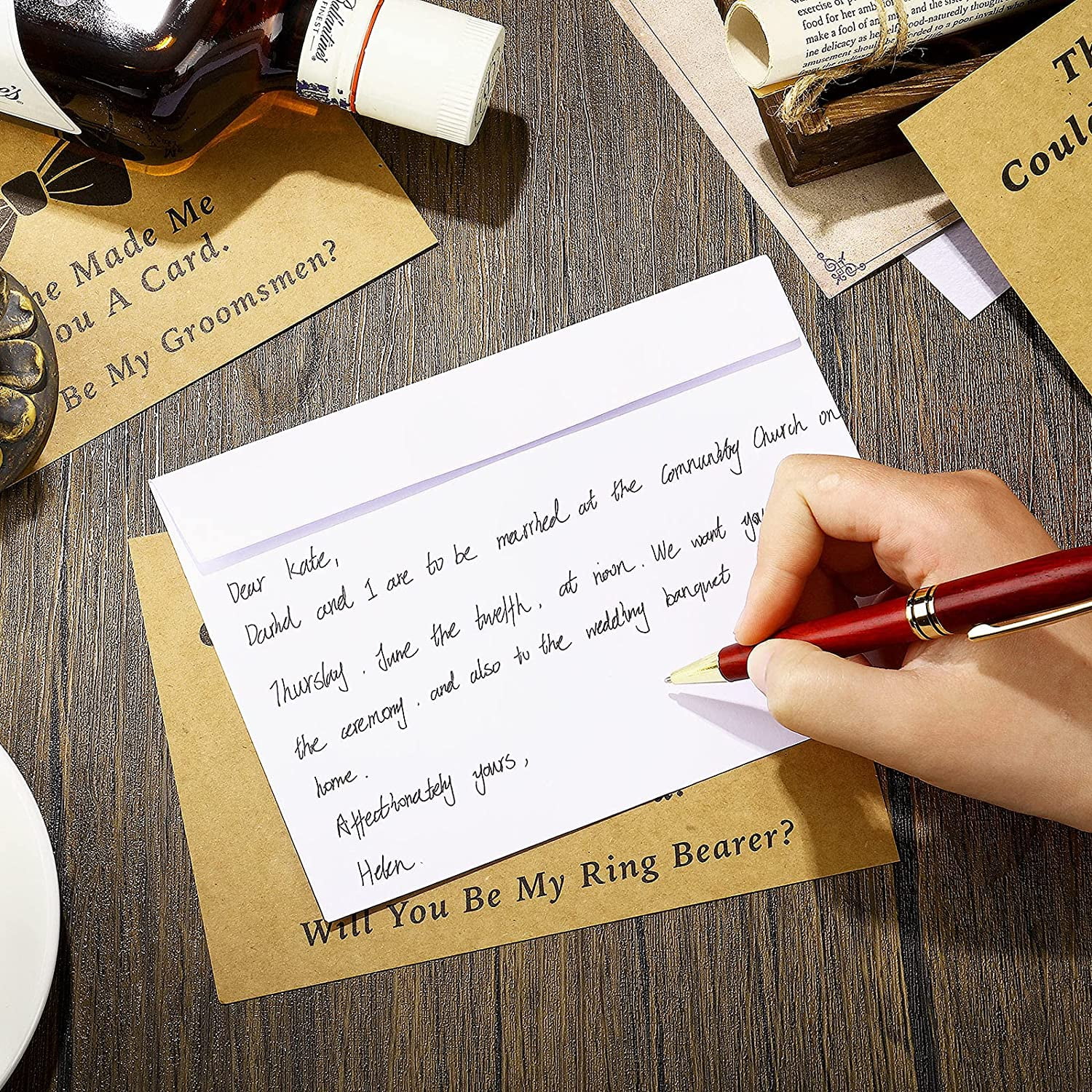 What to write in a wedding card groomsmen | Honestweddingadvice.com